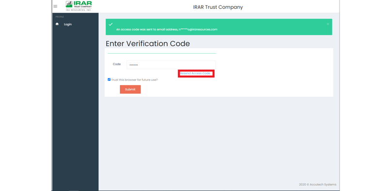 IRAR Trust Company | Client Updates & Support